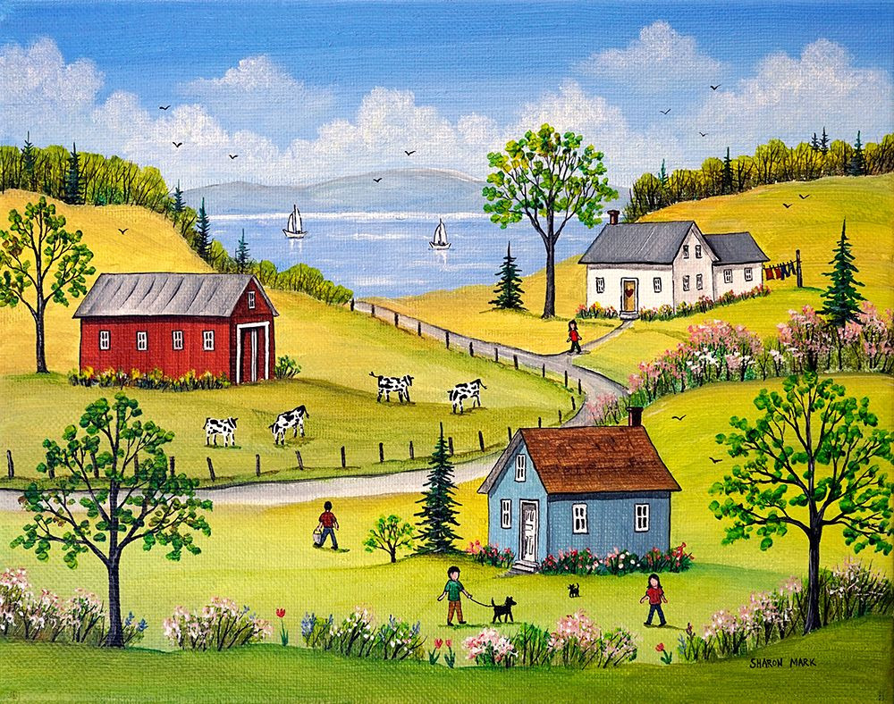 Lakeside Poster Print - Sharon Mark - Posterazzi