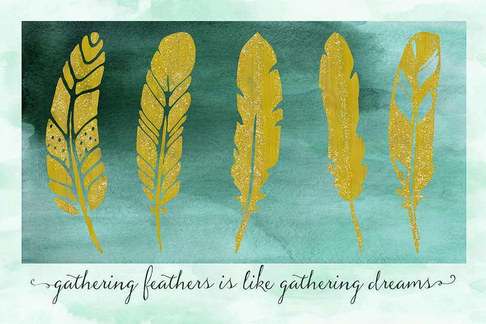 Gathering Feathers Poster Print - Tina Lavoie - Posterazzi