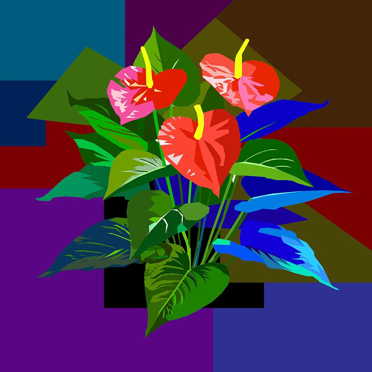 Red Boy Flower Poster Print - Surapol Pansanit - Posterazzi