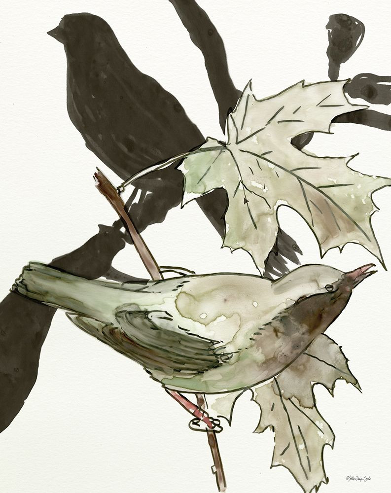 Layered Bird Composition 1 Poster Print - Design Studio Stellar ...