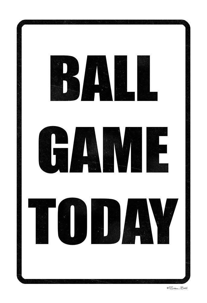 Ball Game Today Poster Print - Susan Ball - Posterazzi
