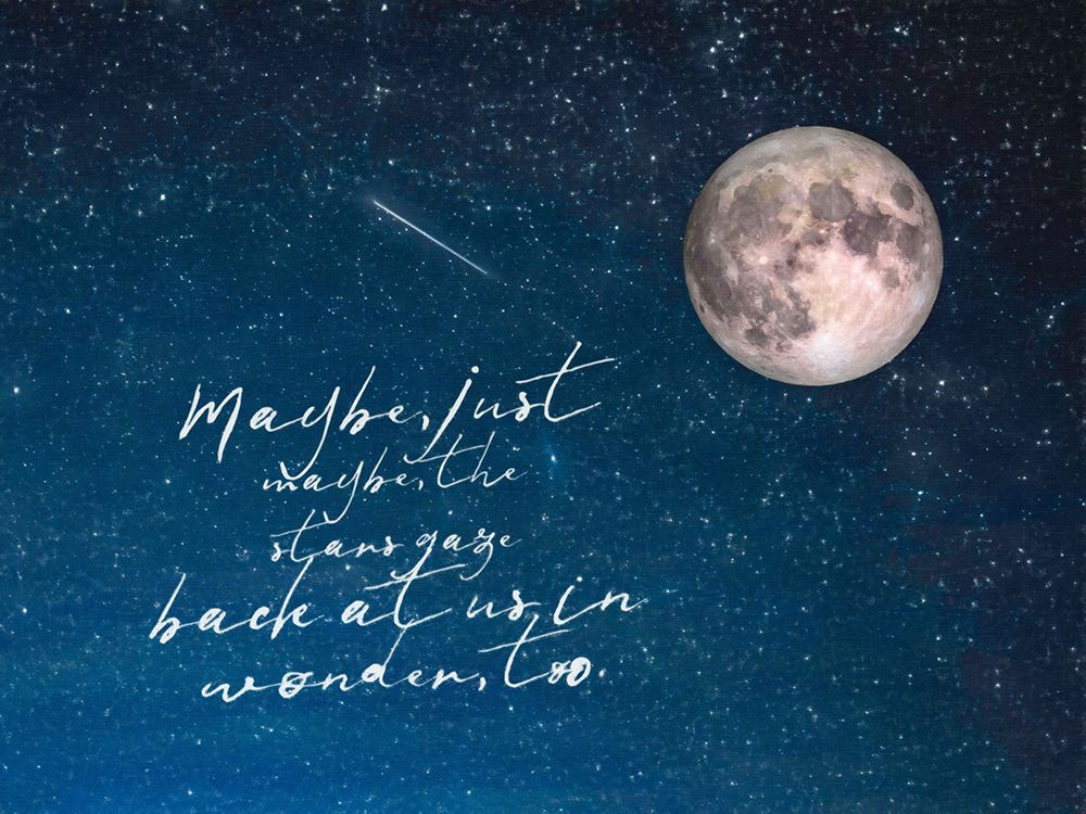 Maybe-just maybe the Stars Poster Print - GST - Posterazzi