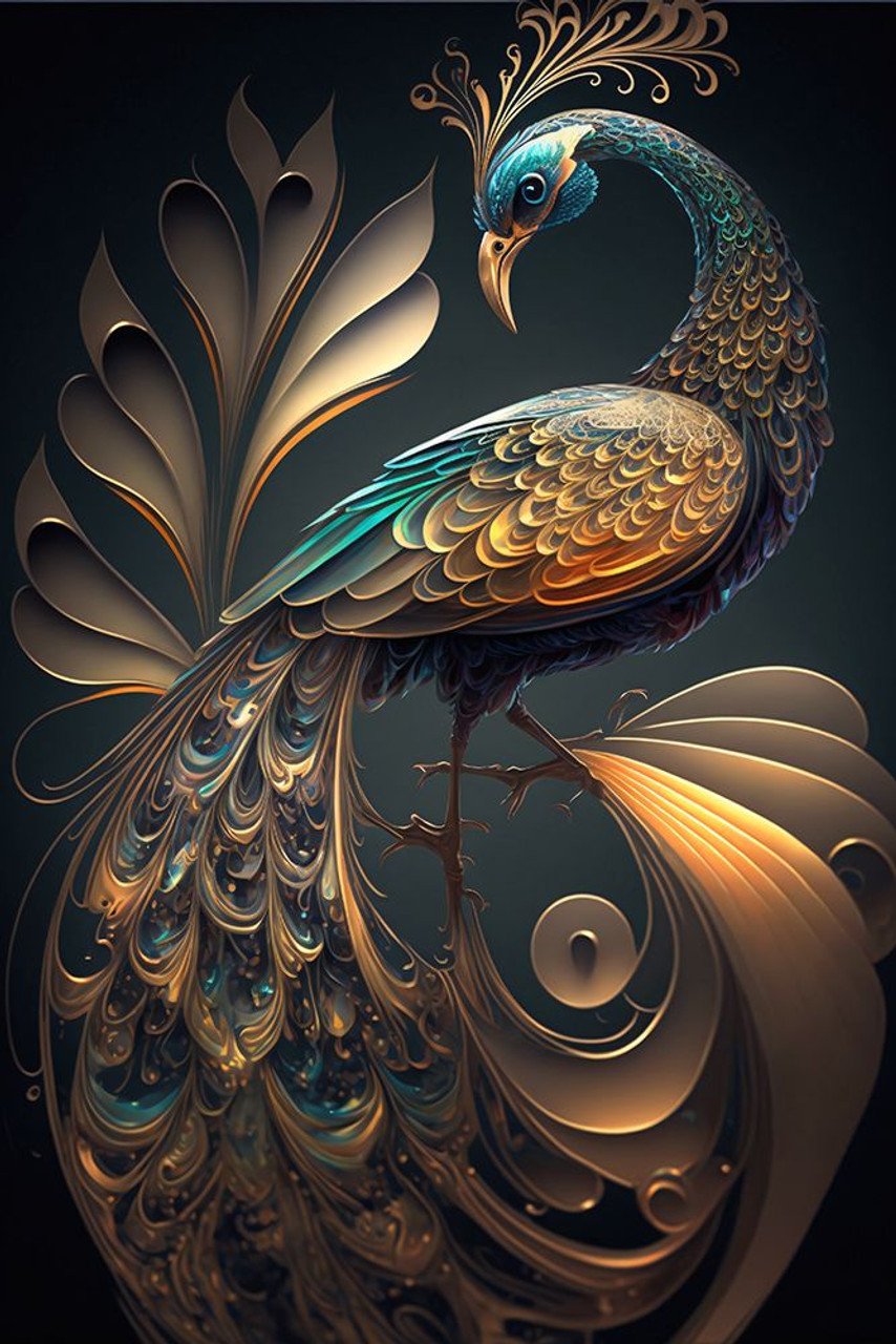 Proud Peacocks 33 Poster Print Ray Heere Posterazzi