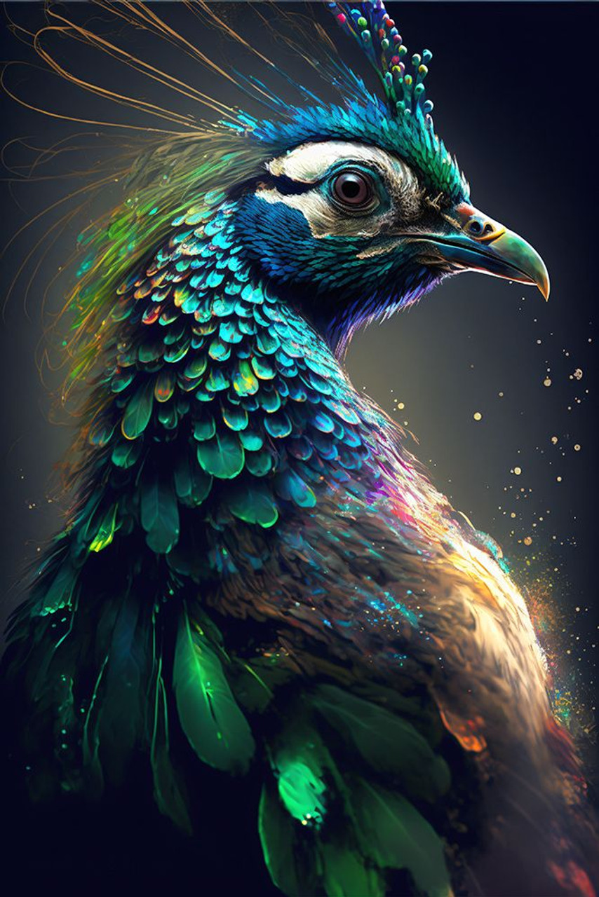 Proud Peacocks 36 Poster Print Ray Heere Posterazzi