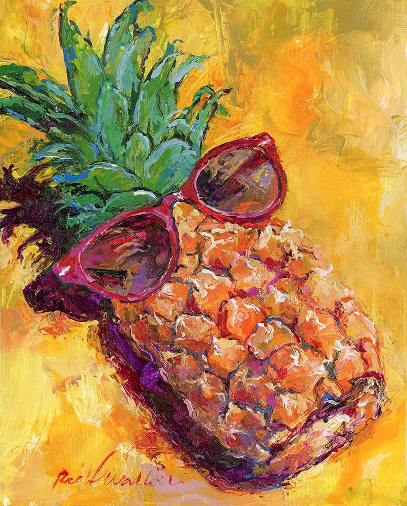 Art Pineapple Poster Print - Richard Wallich - Posterazzi