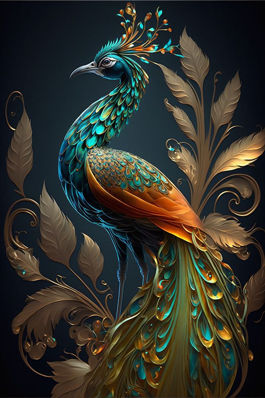 Proud Peacocks 32 Poster Print Ray Heere Posterazzi