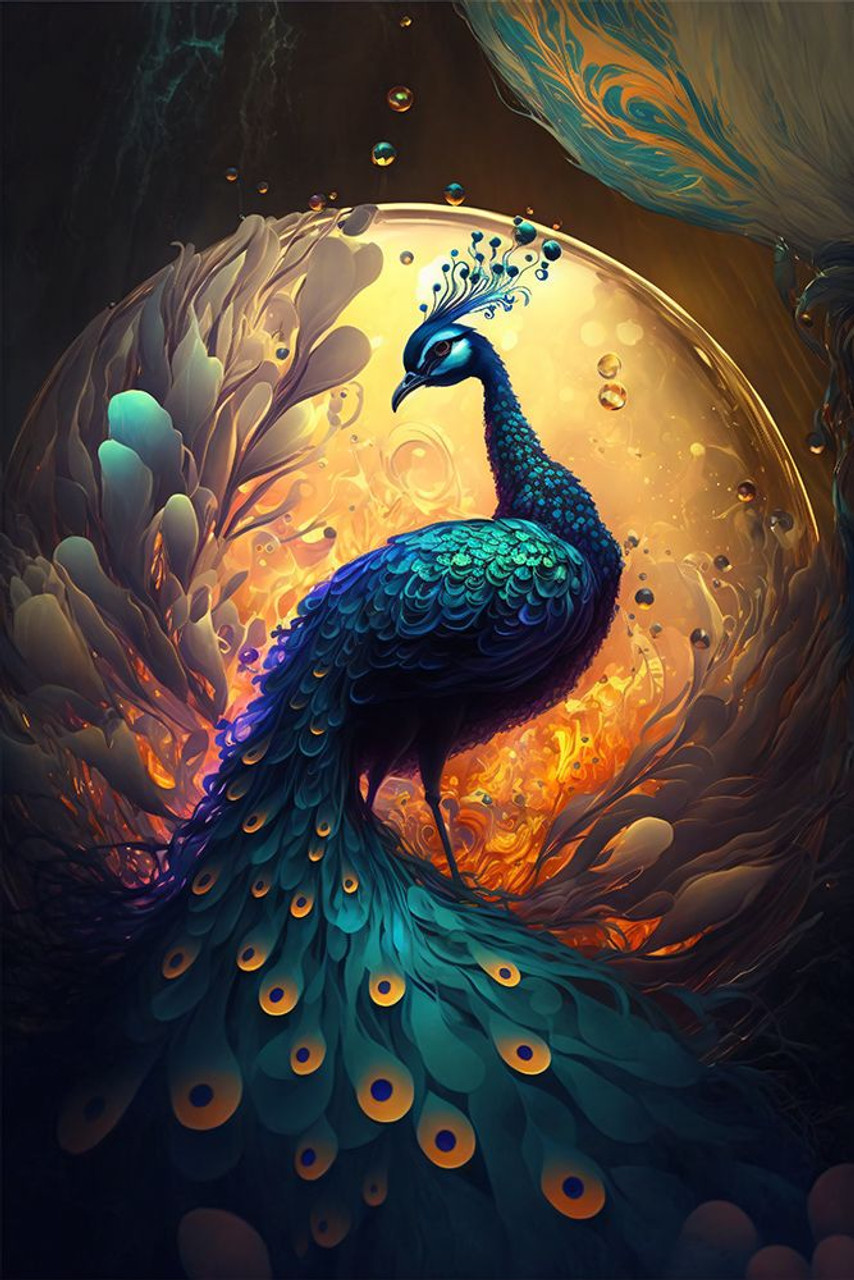 Proud Peacocks 10 Poster Print Ray Heere Posterazzi