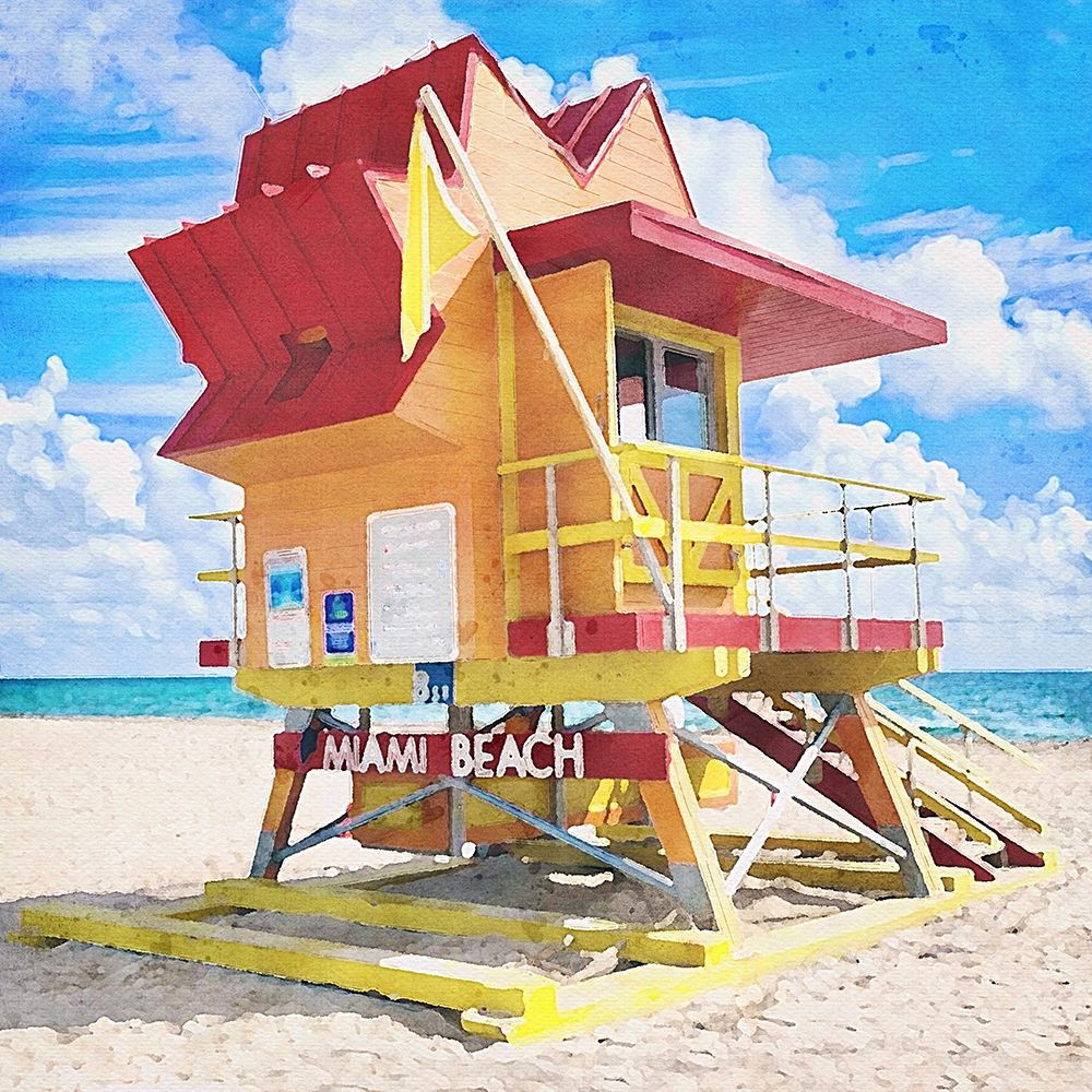 Lifeguard Stand 7 Poster Print - Riley B - Posterazzi