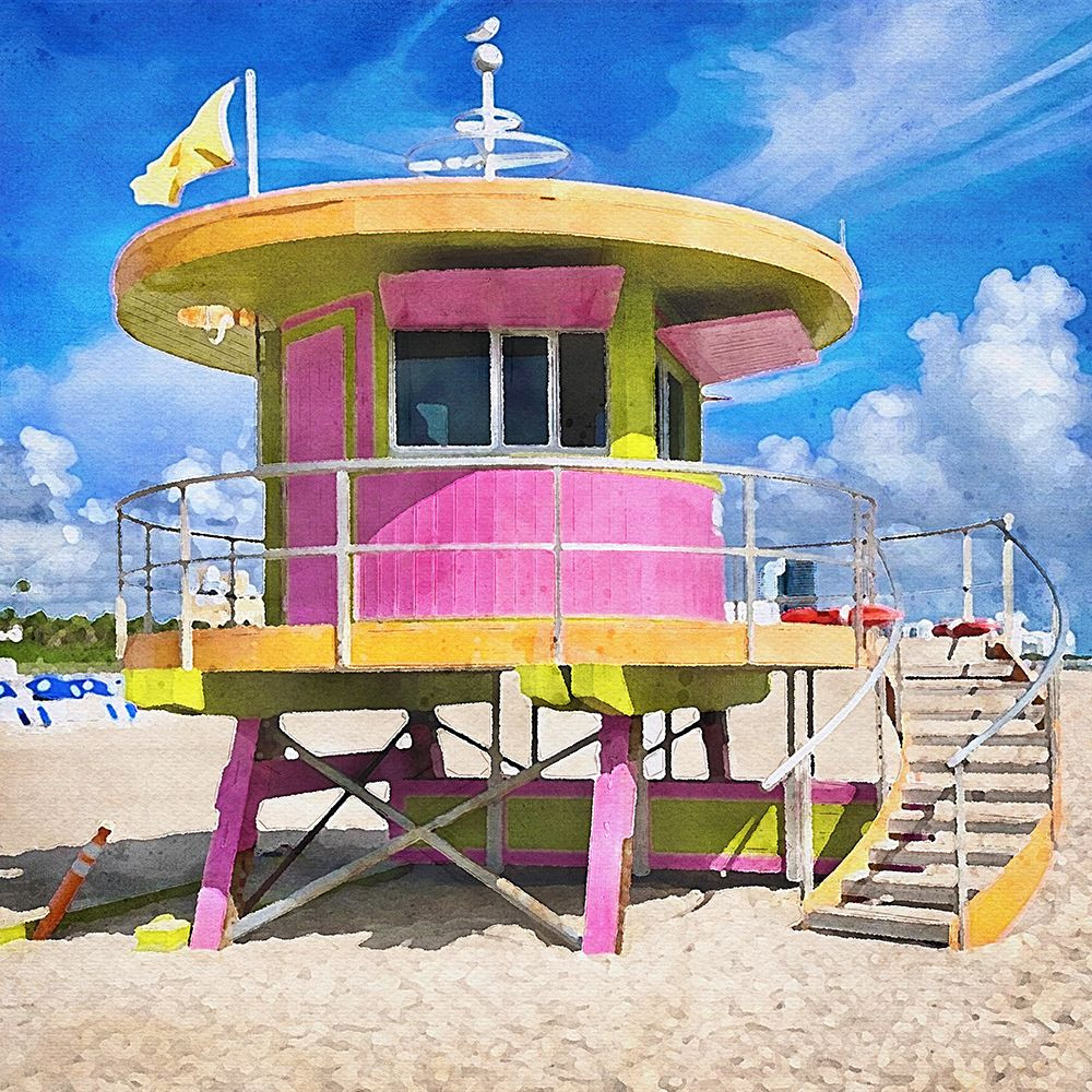 Lifeguard Stand 2 Poster Print - Riley B - Posterazzi