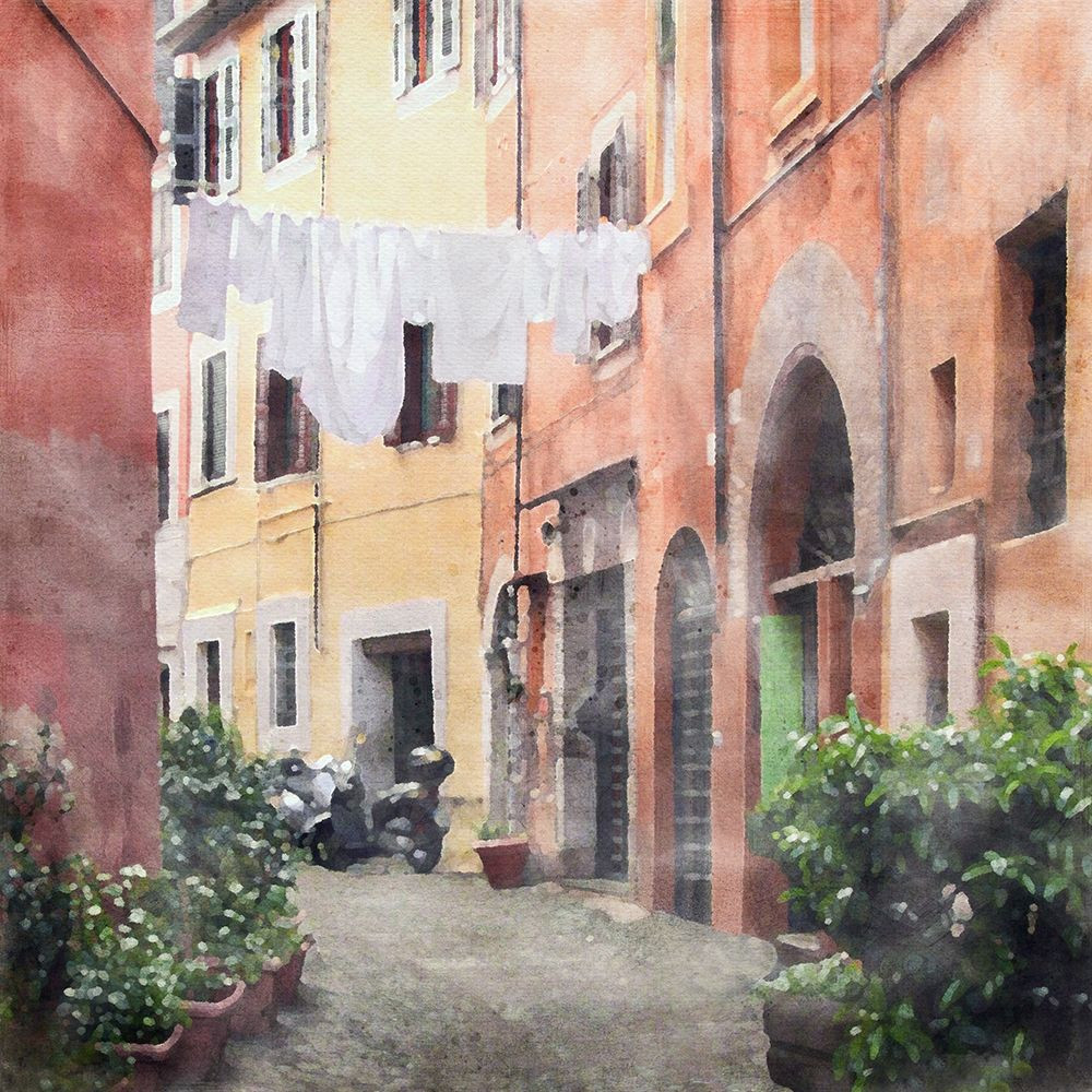 Italian Street View Poster Print - Riley B - Posterazzi
