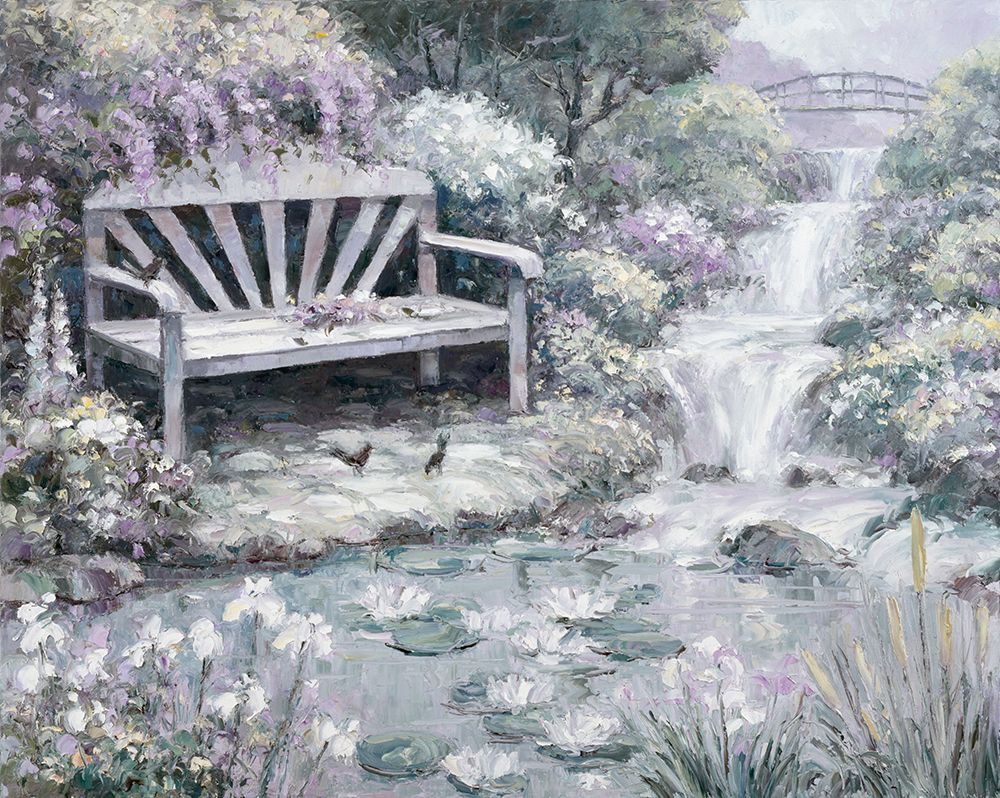 Park Bench Poster Print - John Zaccheo - Posterazzi