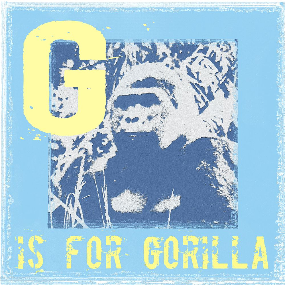 G is for Gorilla Poster Print - GST - Posterazzi
