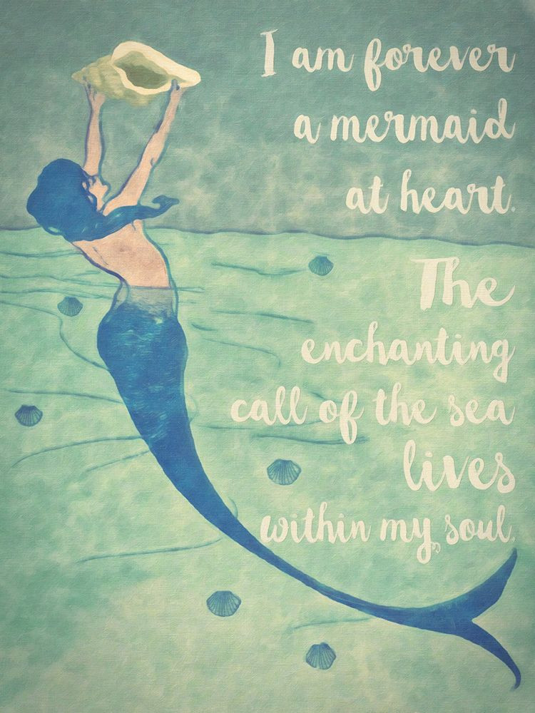 Mermaid at Heart Poster Print - GST - Posterazzi