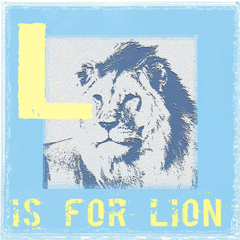 L is for Lion Poster Print - GST - Posterazzi