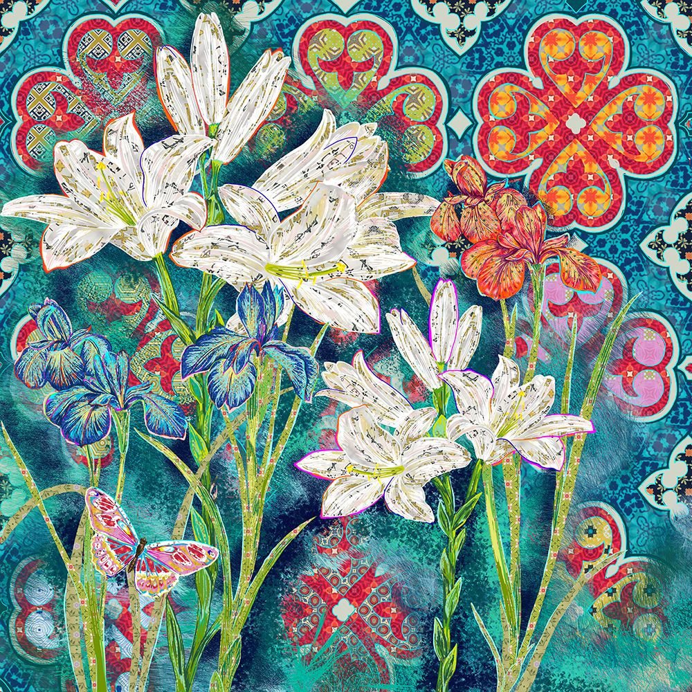 Floral 3 Poster Print And Mi Hue Posterazzi