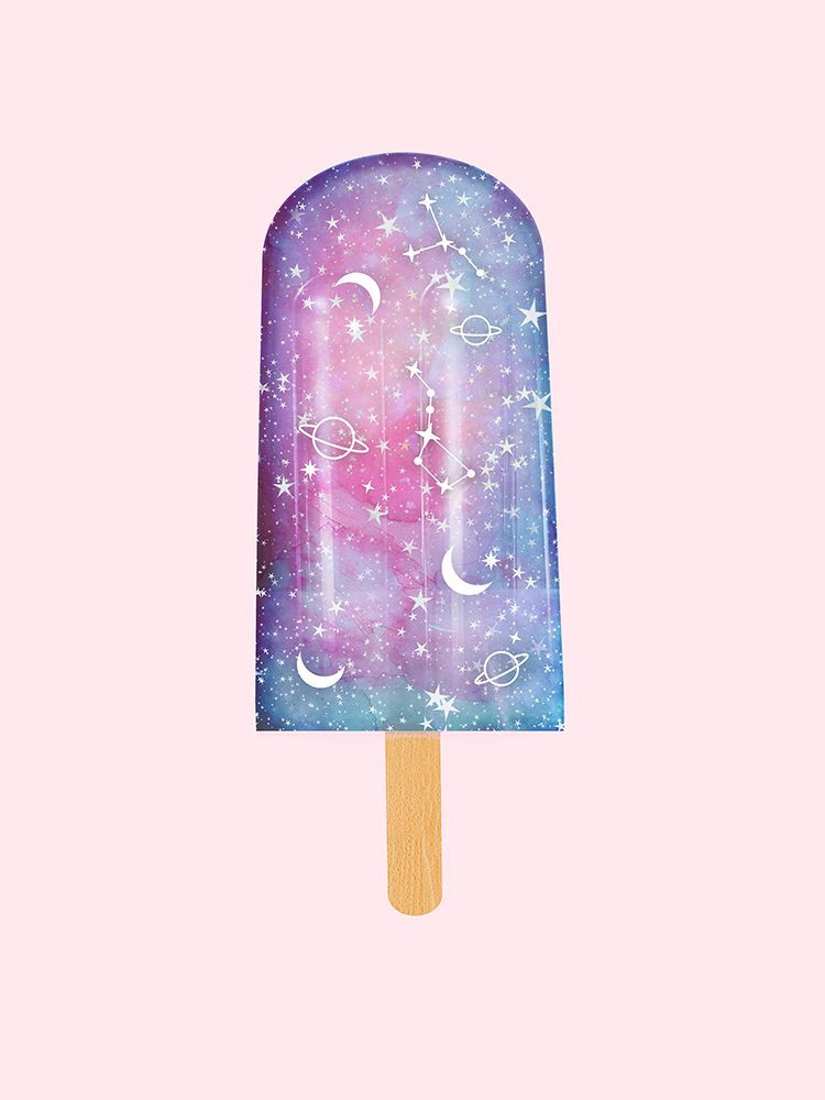 Space Popsicle Poster Print - Emanuela Carratoni - Posterazzi