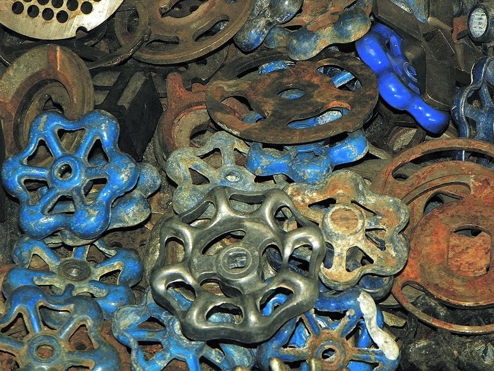 Industrial Valve Handles Poster Print - GST - Posterazzi