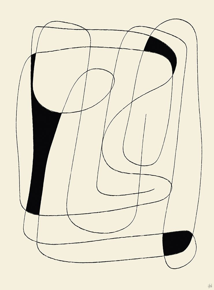 Lines To Fill 1 Poster Print - and Brush Line - Posterazzi