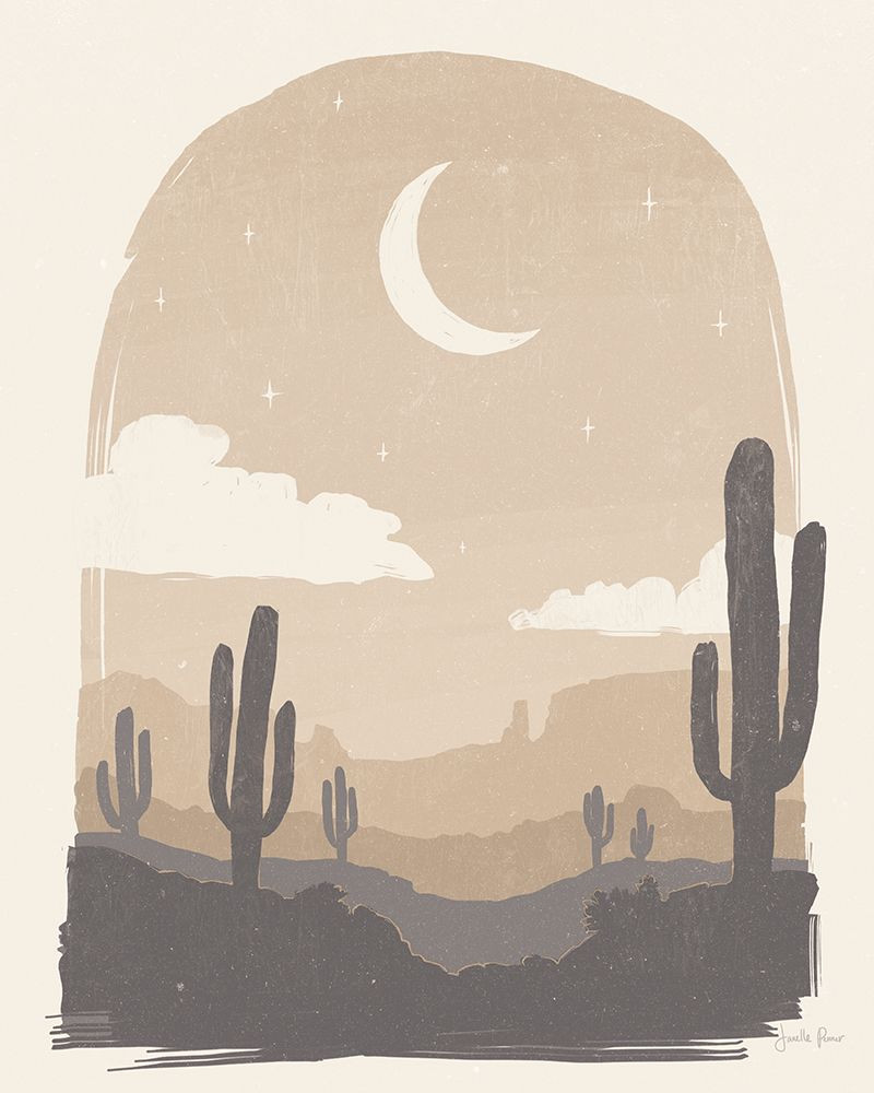 Desert II Neutral Poster Print - Janelle Penner - Posterazzi