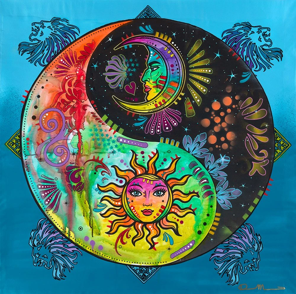 Yin Yang - Sun and Moon Poster Print - Russo Collection Dean - Posterazzi