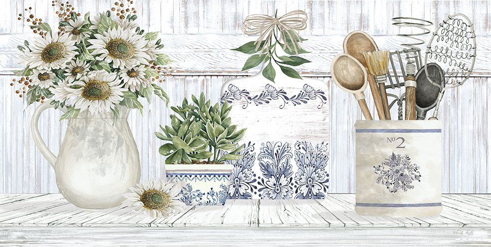 Country Cupboard I Poster Print - Cindy Jacobs - Posterazzi
