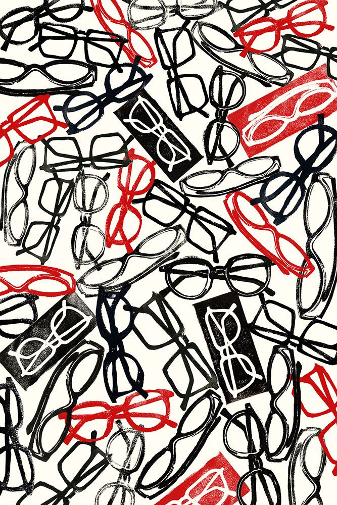 Scattered Eyeglasses Poster Print - Studio SEA - Posterazzi