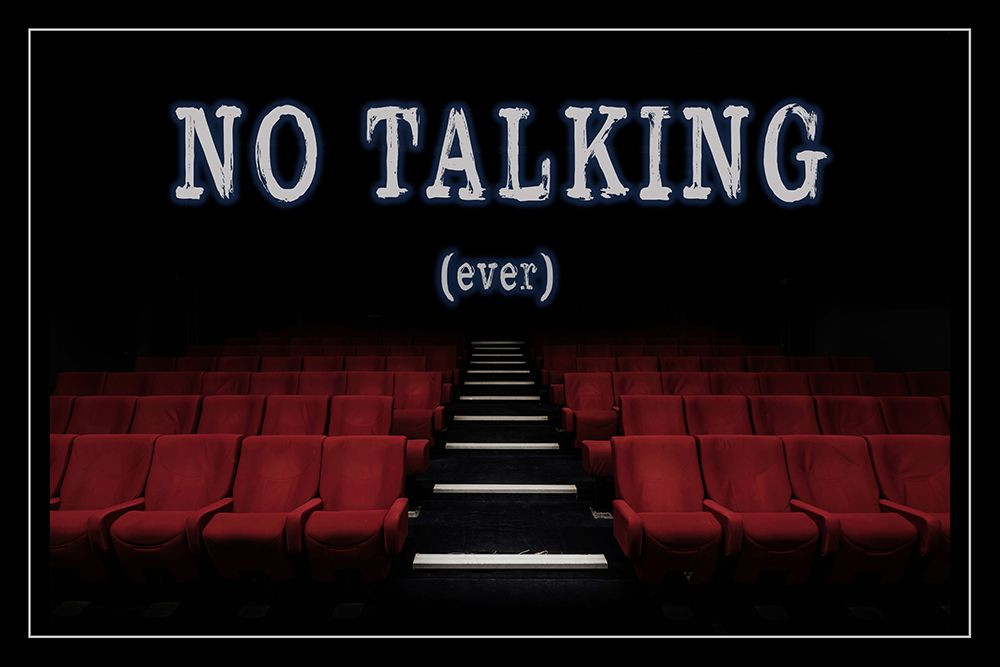 No Talking Ever Poster Print - GST - Posterazzi