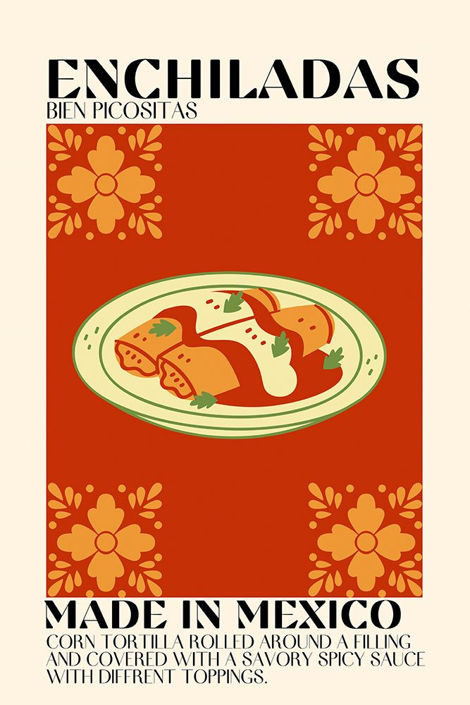 Enchiladas Poster Print - Studio Gaec - Posterazzi