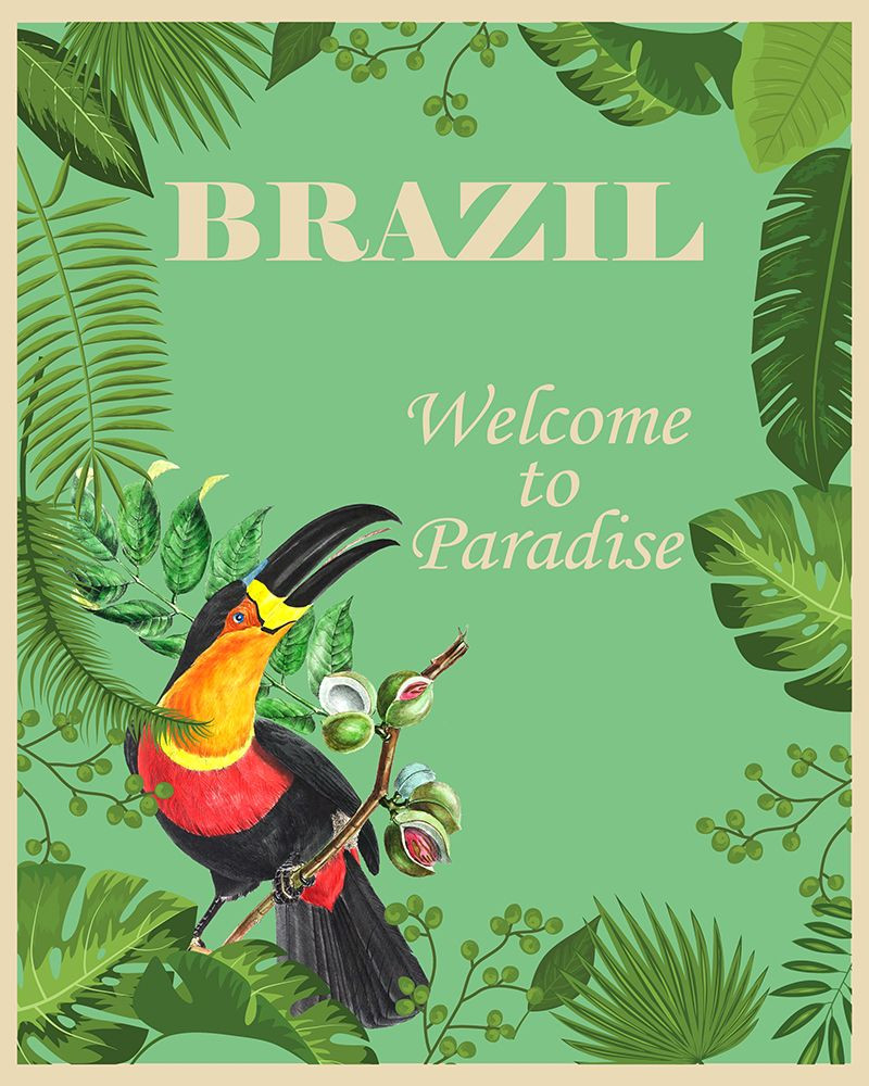 Brazil Travel Poster Poster Print - Travel Posters Vintage - Posterazzi