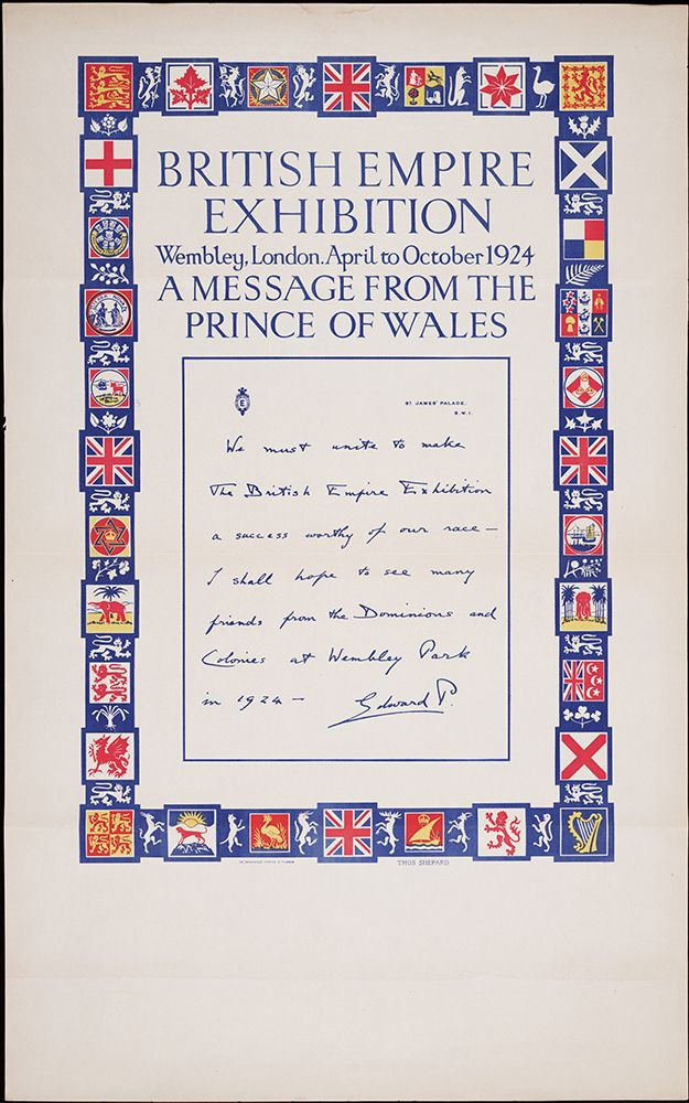 British Empire Exhibition-1924-Prince of Wales Poster Print - Fair ...