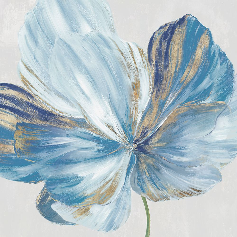 Big Blue Flower I Poster Print - K Aria - Posterazzi