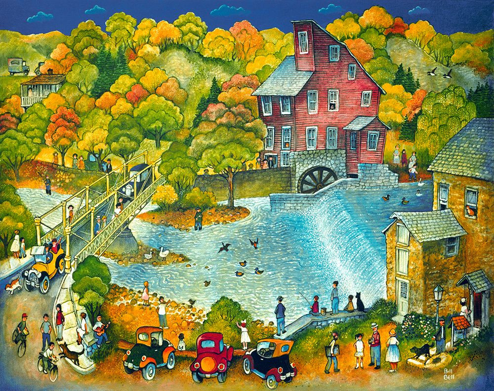 The Old Mill Poster Print - Bill Bell - Posterazzi