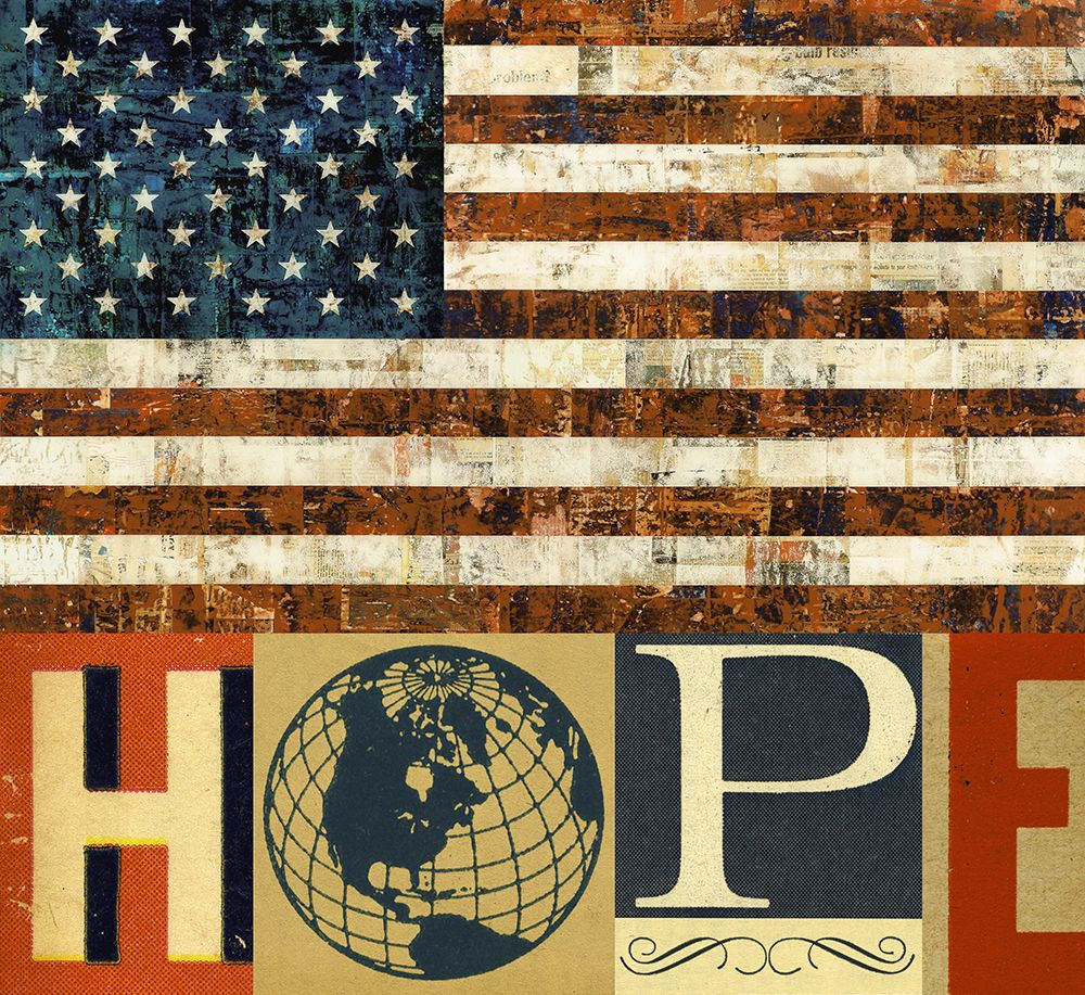 Hope Flag Poster Print - Stella Bradley - Posterazzi