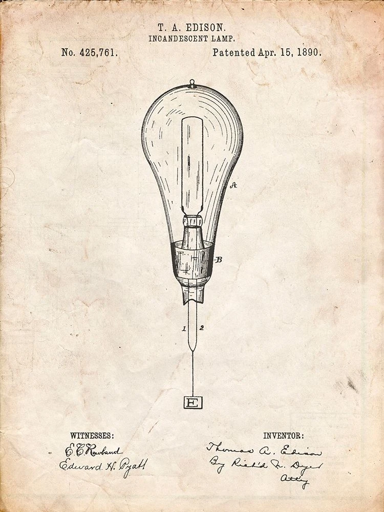 PP797-Vintage Parchment Outboard Motor Patent Art Poster Print - Cole ...