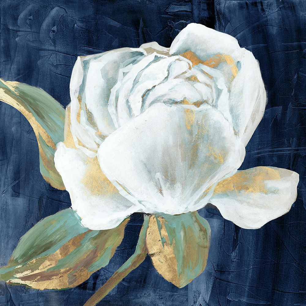 Blue Peony II Poster Print - Alex Black - Posterazzi