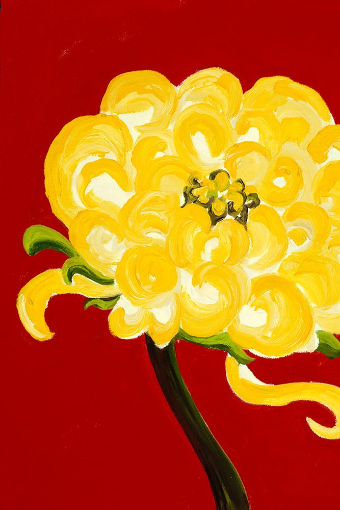 Yellow Chrysanthemum Poster Print - Soraya Chemaly - Posterazzi
