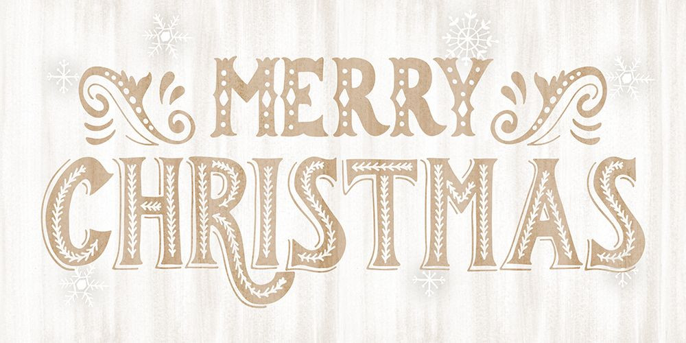 Merry Christmas Poster Print - Conrad Knutsen - Posterazzi