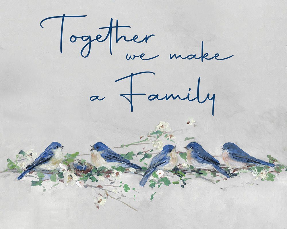Bluebird Family Poster Print - Sally Swatland - Posterazzi