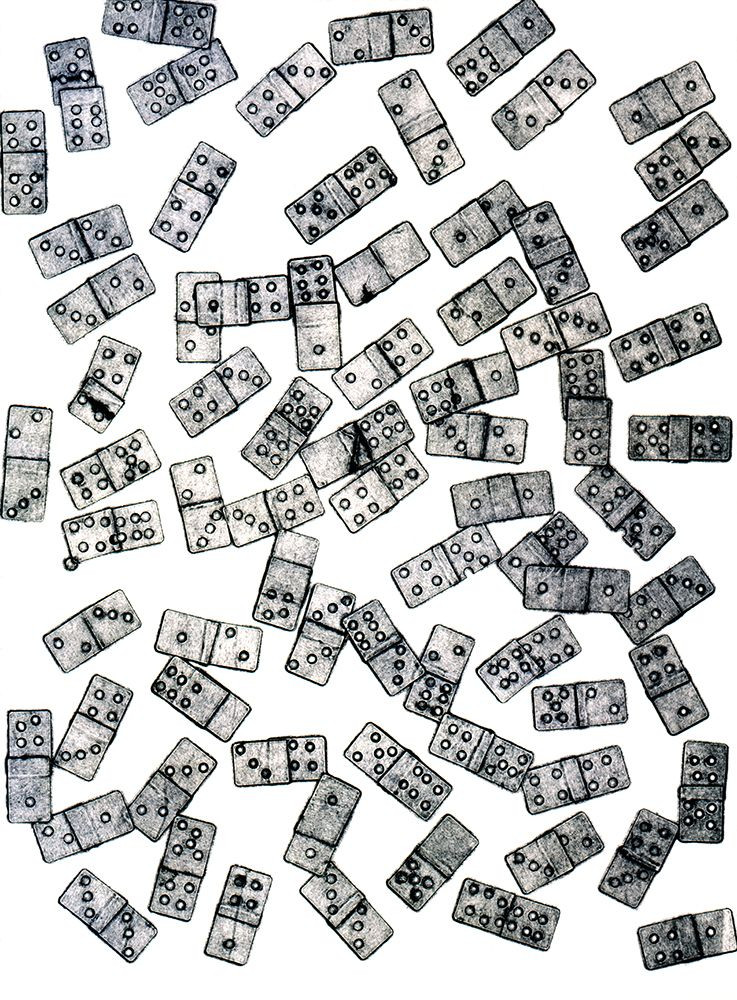 Dominoes 1 Poster Print - Susan Gillette - Posterazzi