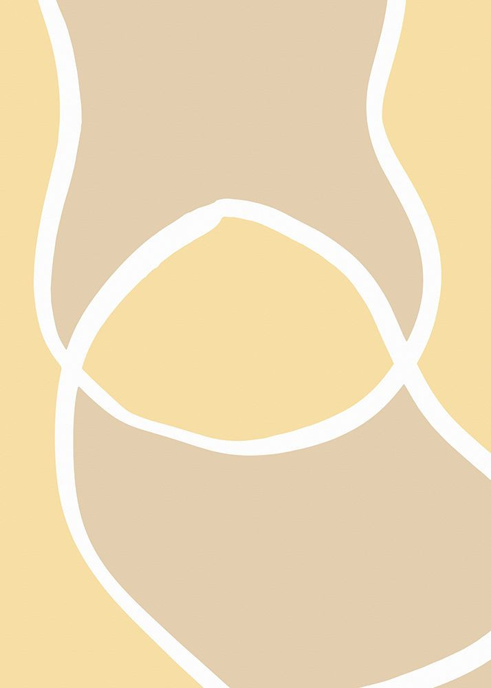 Shape 12 Yellow Poster Print - Studio Pictufy - Posterazzi