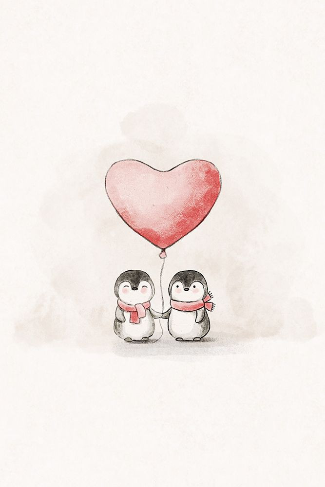 Penguin in Love - Posterazzi