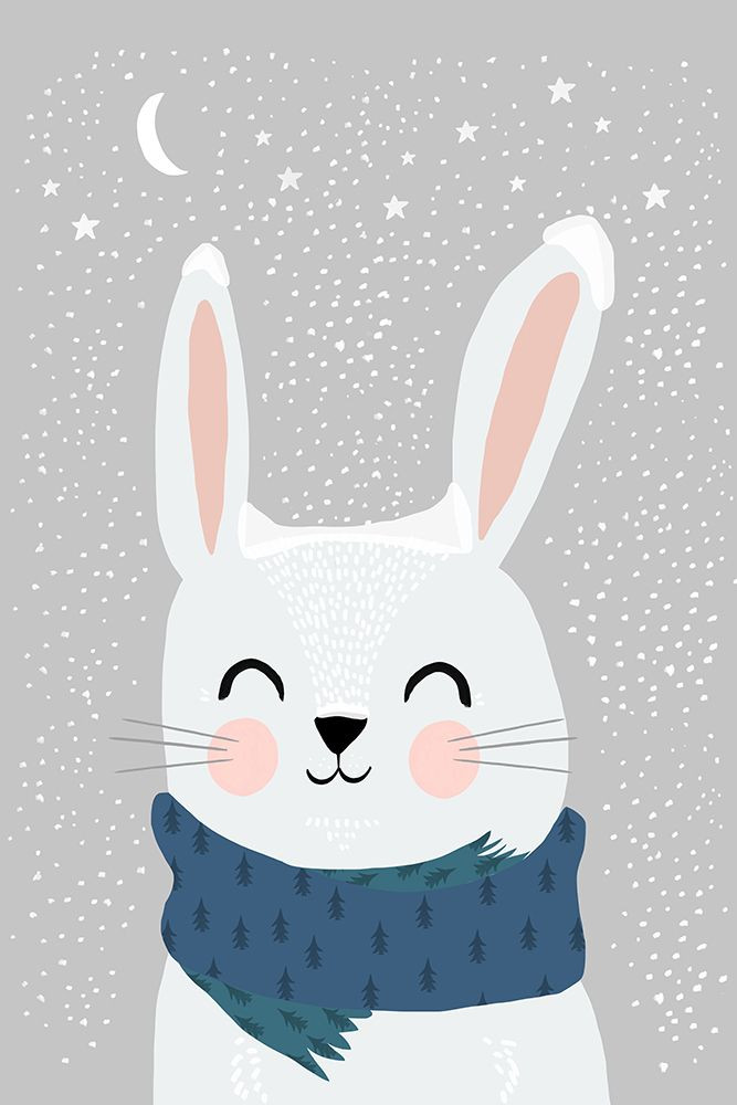Snow Bunny Poster Print - Treechild - Posterazzi