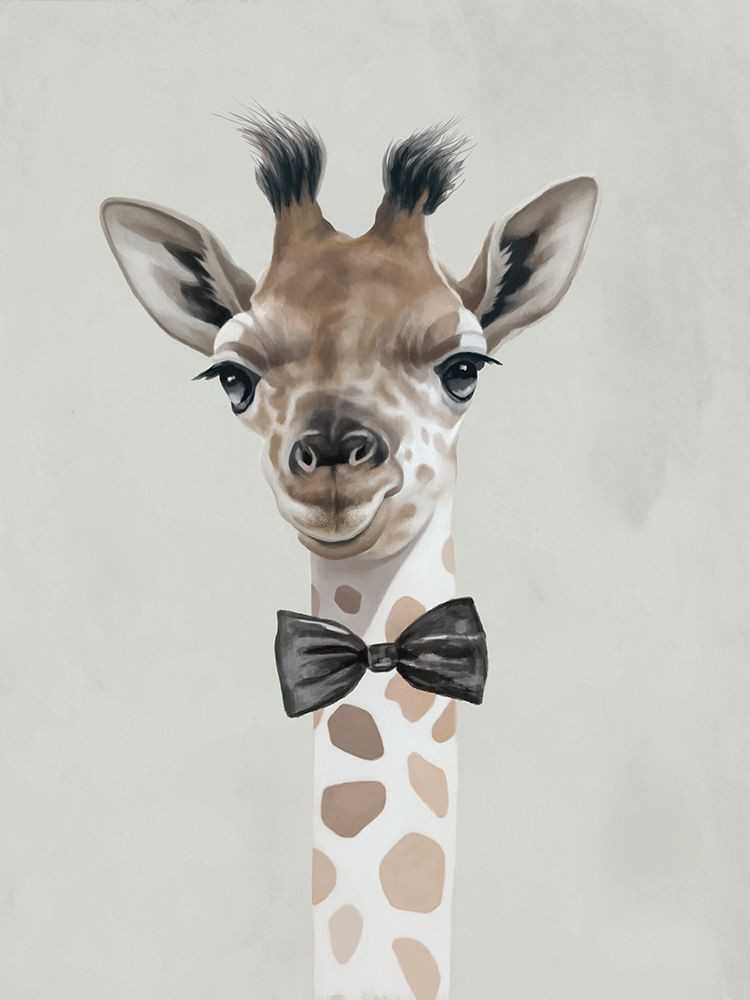 Smart Giraffe Poster Print - Lucca Sheppard - Posterazzi