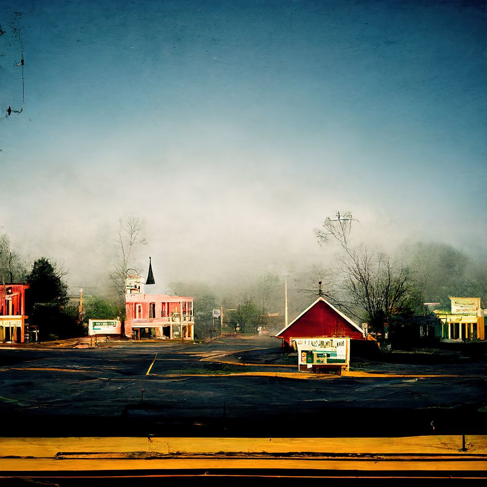 Small Town Morning 3 Poster Print - Screendoor - Posterazzi