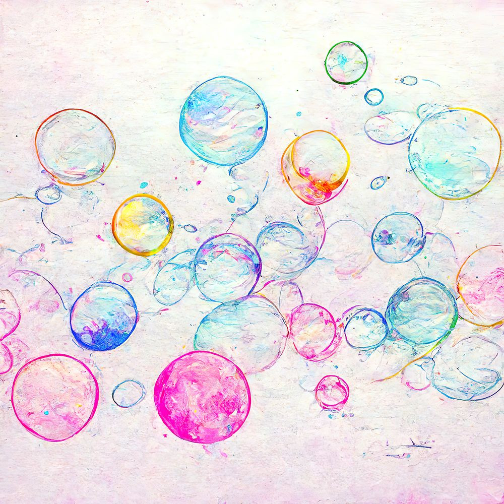 Bubbles 11 Poster Print - Screendoor - Posterazzi