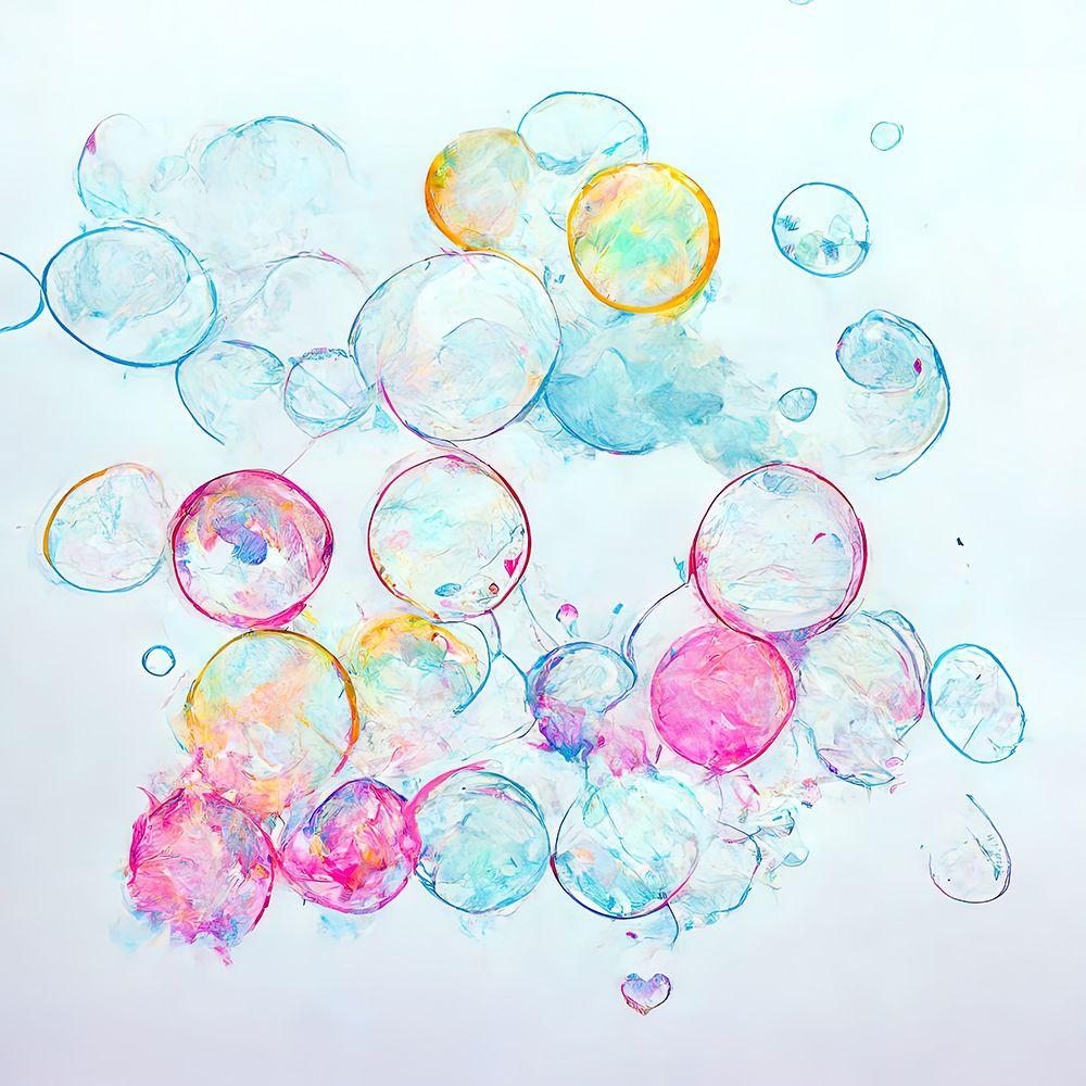 Bubbles 13 Poster Print - Screendoor - Posterazzi