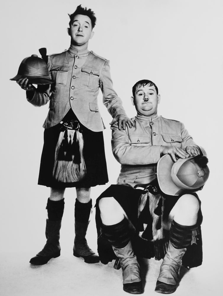 Bonnie Scotland, From Left: Stan Laurel, Oliver Hardy, 1935 Poster ...