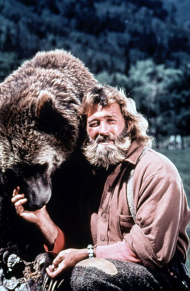 The Life & Times Of Grizzly Adams, Dan Haggerty, 1977-78. Poster Print ...