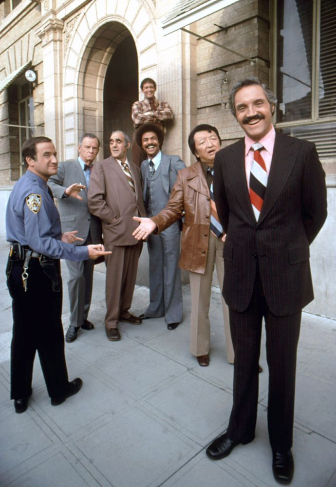 Barney Miller, From Left: Ron Carey, James Gregory, Abe Vigoda, Max ...