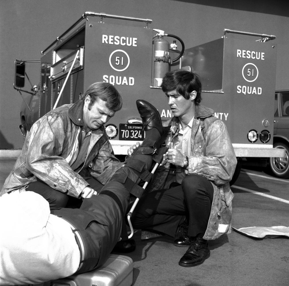 Emergency!, From Left: Kevin Tighe, Randolph Mantooth, 1972-79. Poster ...